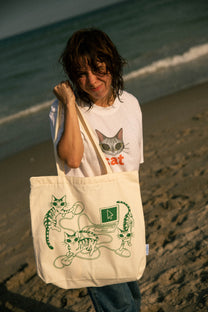 Computer Cat Tote Bag – Kelly Pringle Art