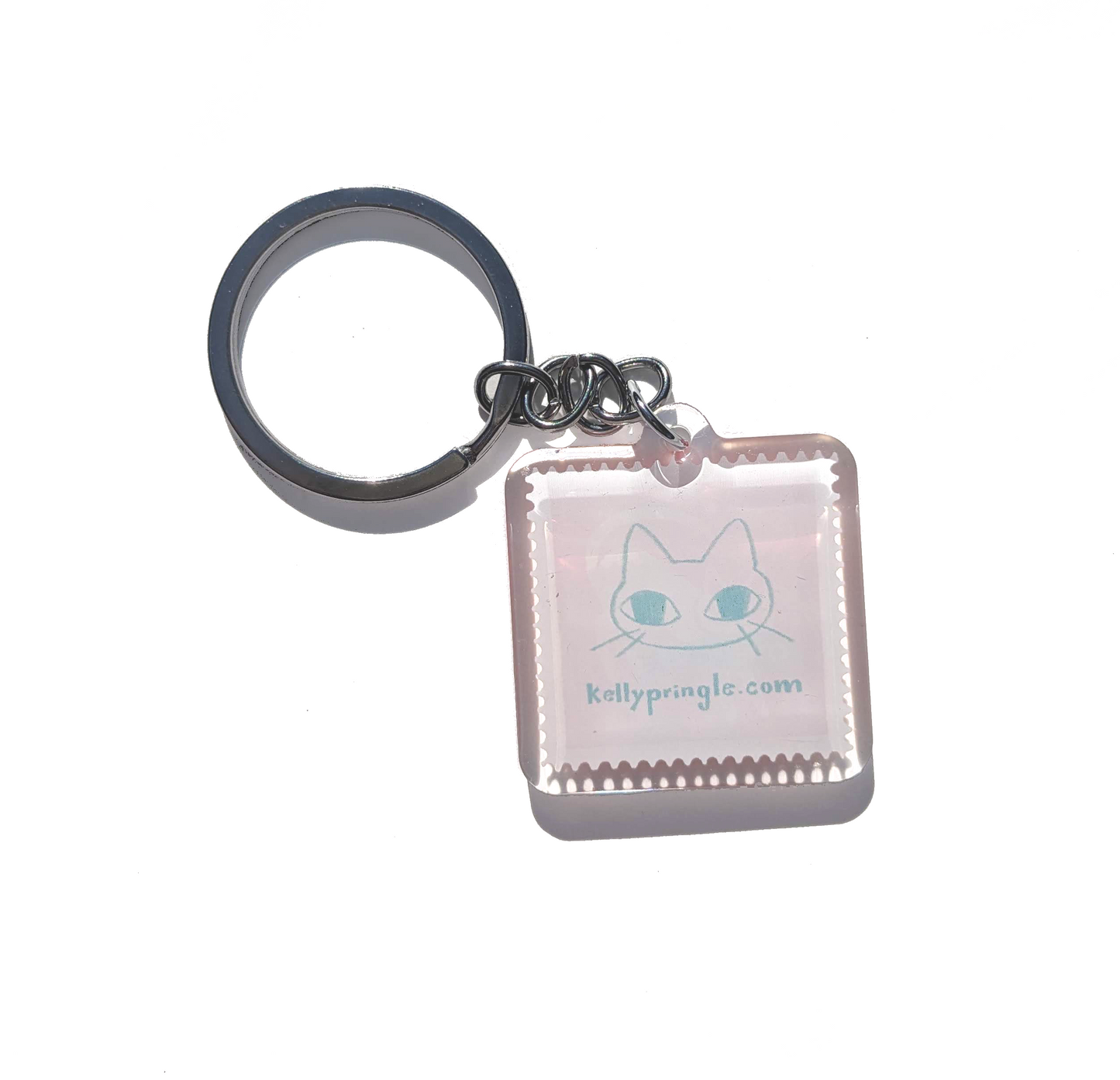 Cat and Fish Keychain – Kelly Pringle Art